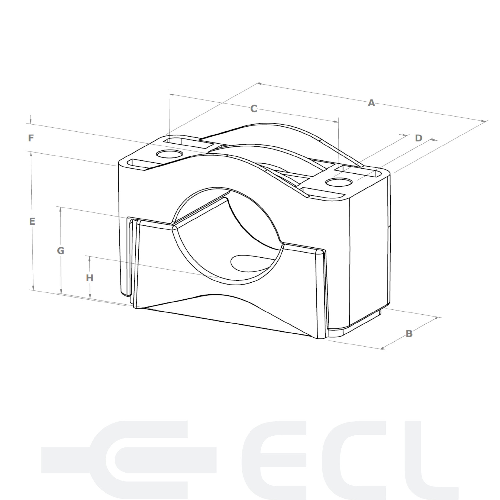Dutchclamp Cable Clamps - SEG Types - ECL