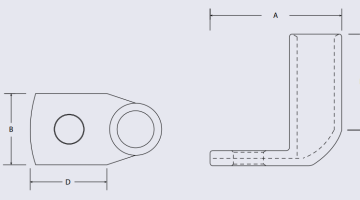 Right Angle Lugs - ECL